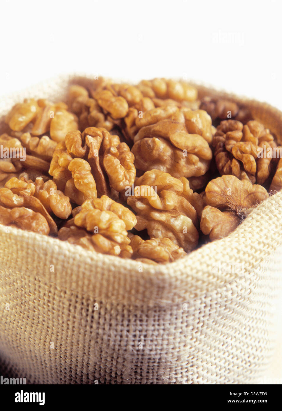 Bag of shelled walnuts Stock Photo - Alamy