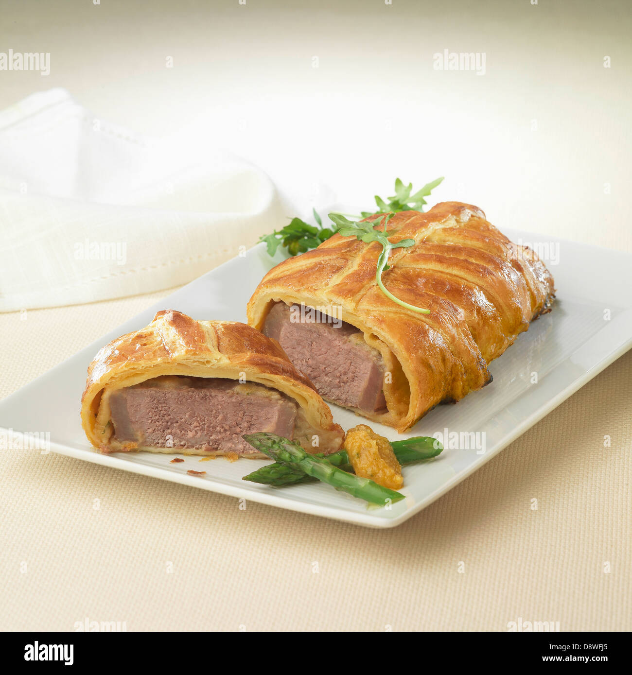 Tradition beef wellington hi-res stock photography and images - Alamy