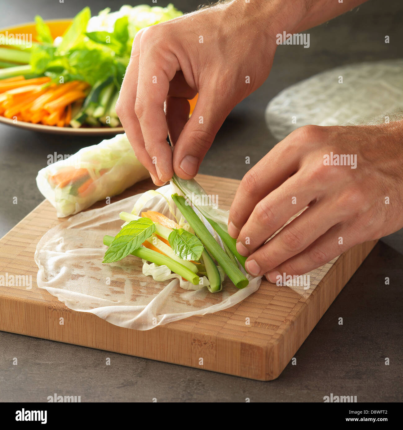 Most expensive spring roll hi-res stock photography and images - Alamy
