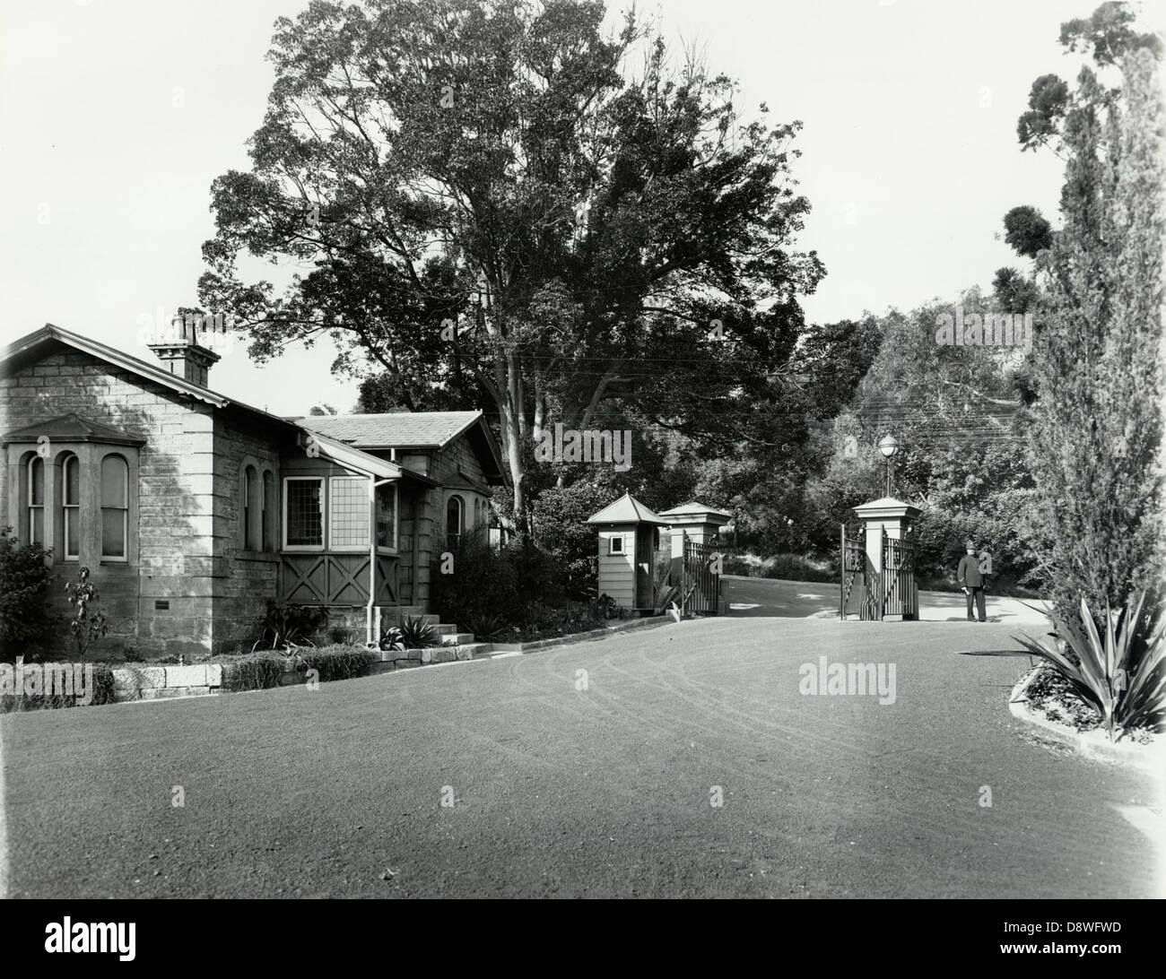 The entrance gates to Cranbrook School in Bellevue Hill, NSW ...