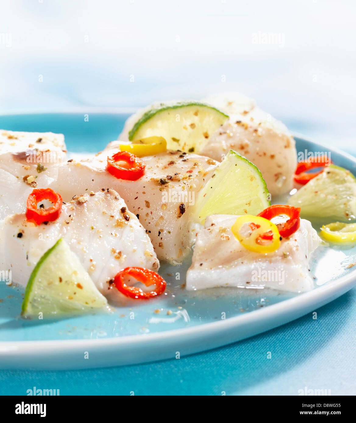 Still life with fish and fruit hi-res stock photography and images - Alamy