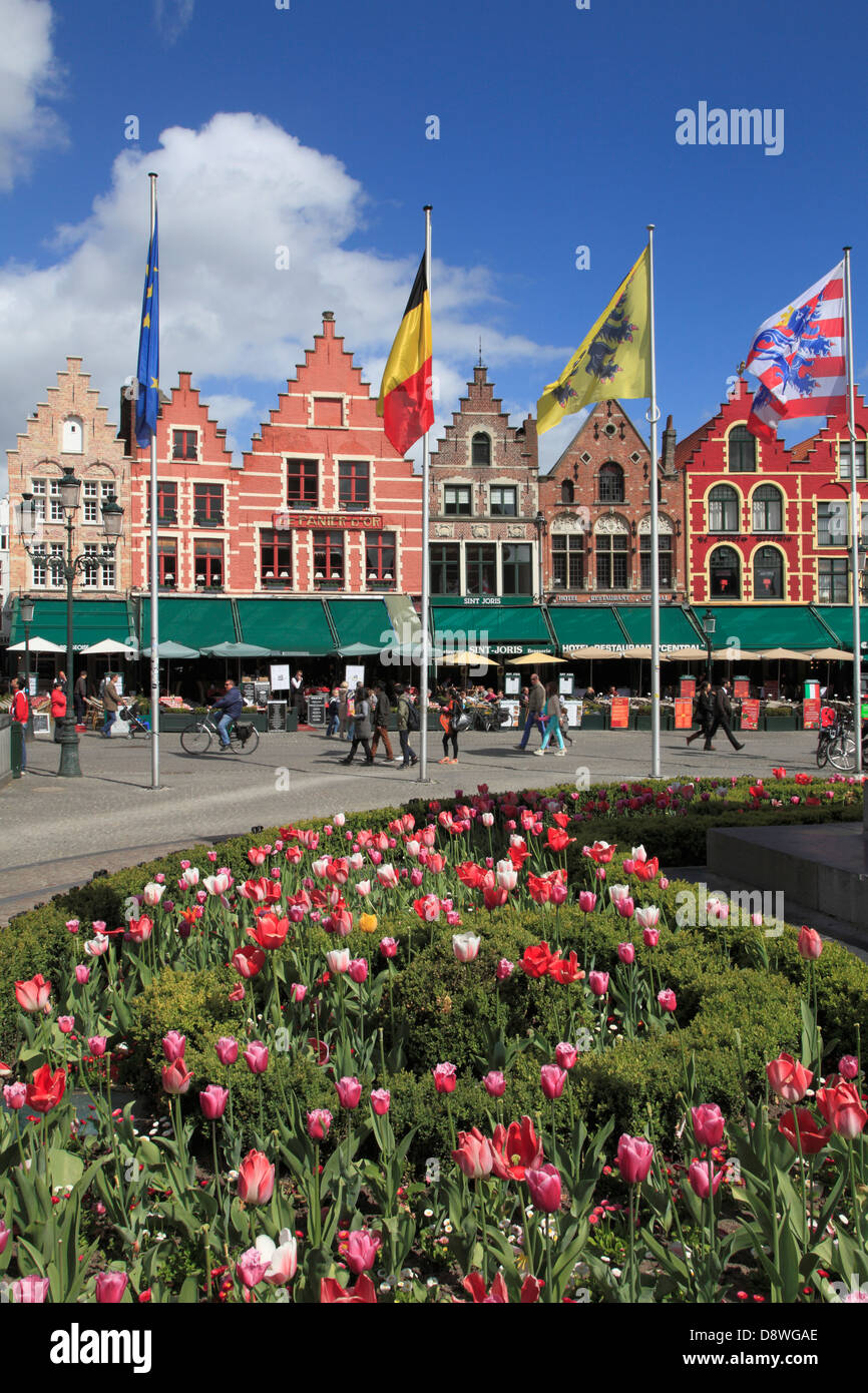 Belgium, Bruges, Markt, Main Square Stock Photo - Alamy