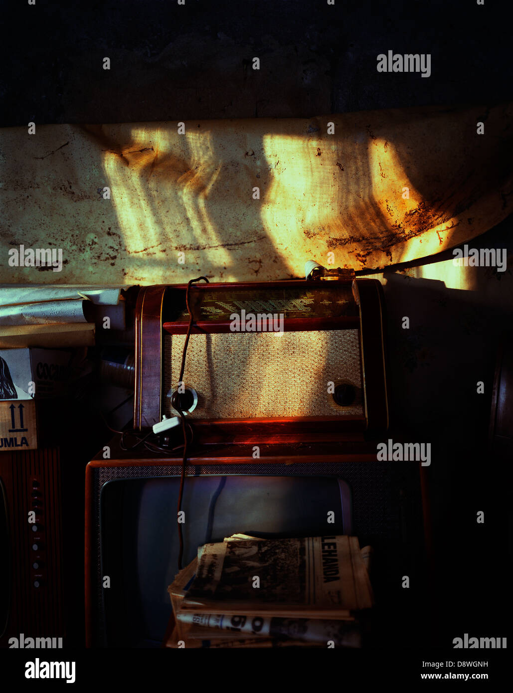 An old-fashioned radio, Sweden Stock Photo - Alamy