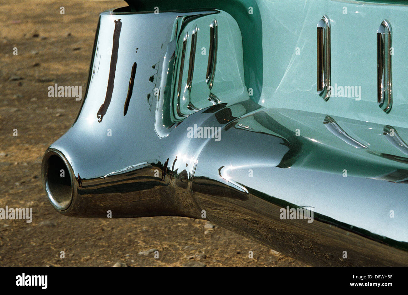 Exhaust Pipe of a car, close-up Stock Photo - Alamy
