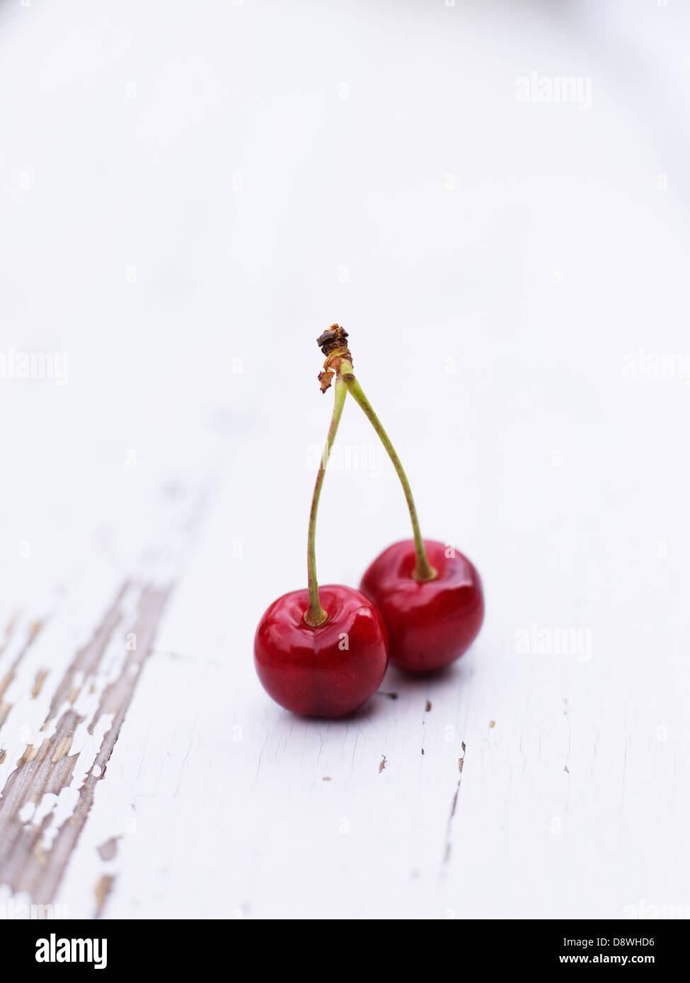 Close up view of two cherries hi-res stock photography and images - Alamy