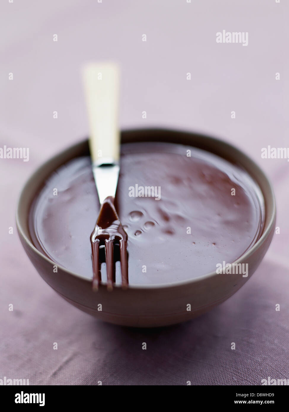 Melted chocolate with butter Stock Photo - Alamy