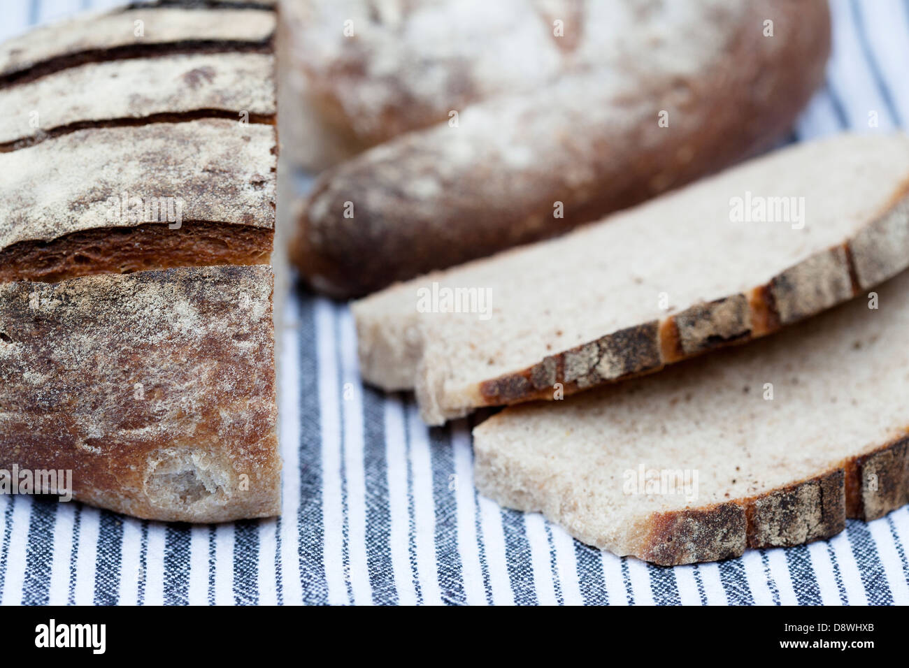 Sliced bread, close-up Stock Photo - Alamy