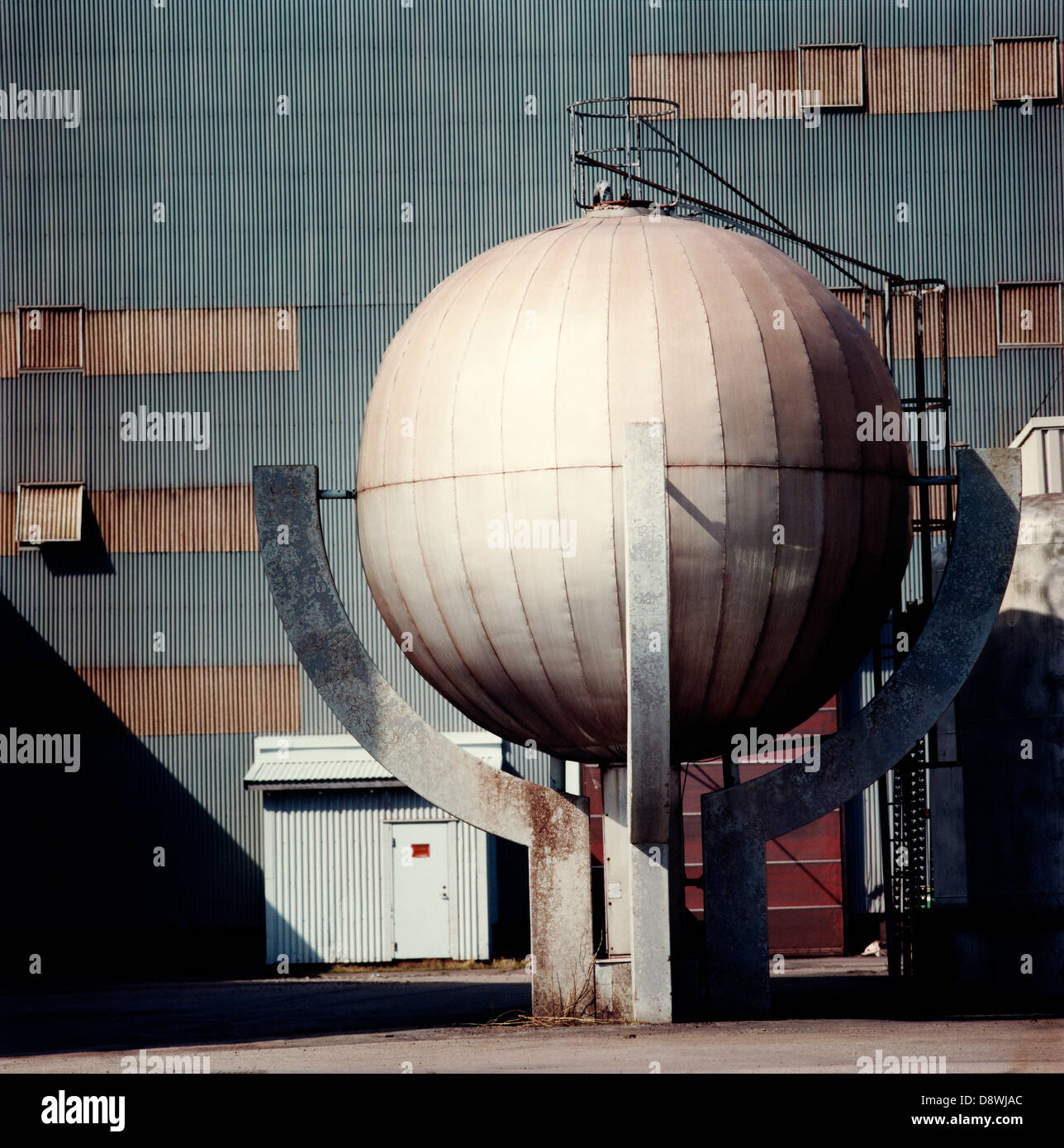 Exterior from a factory Stock Photo - Alamy
