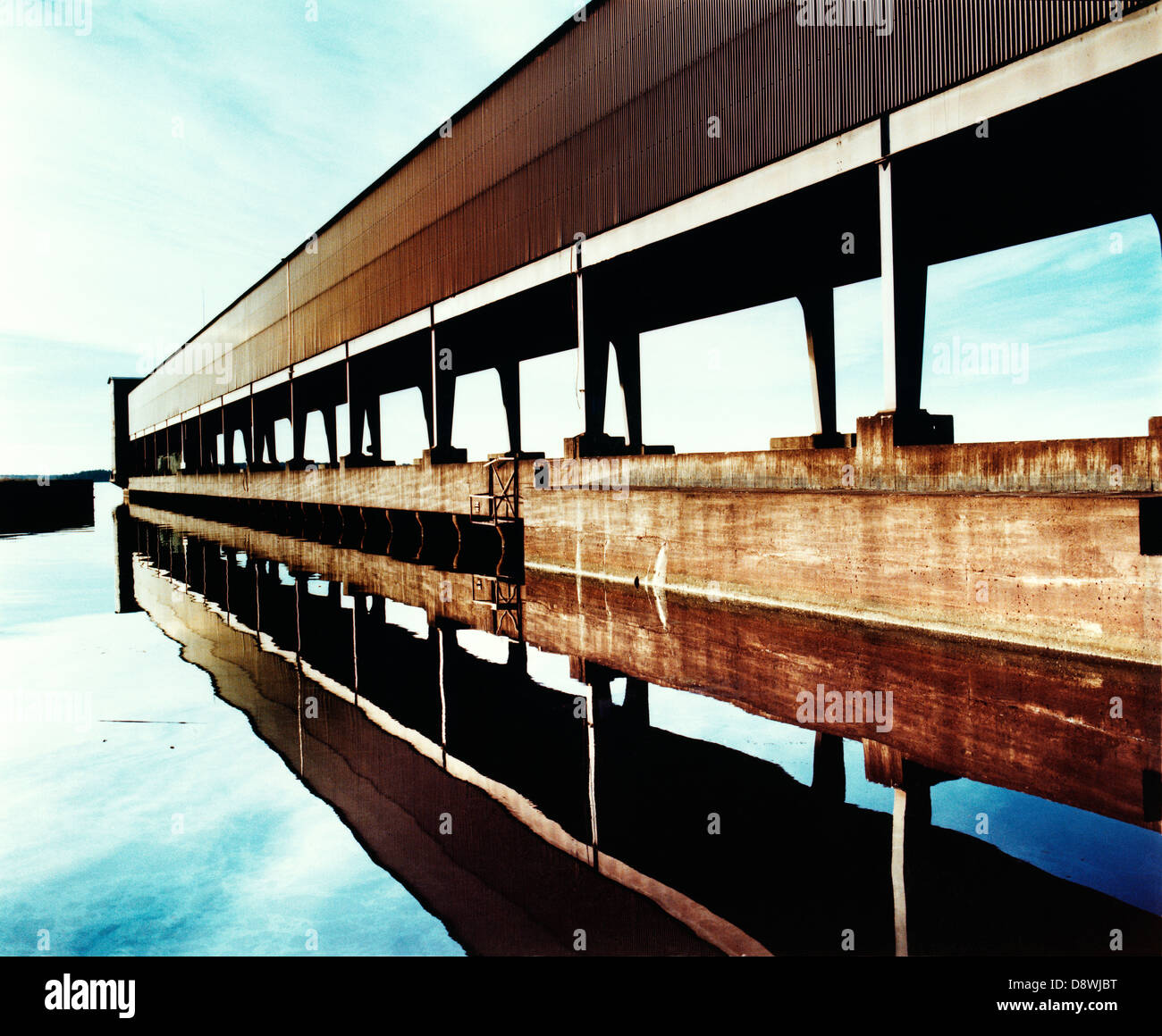 Exterior of a Factory Building Stock Photo - Alamy