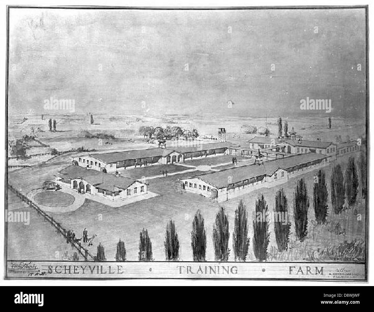 This architect’s sketch, preserved in the State Records of New South ...
