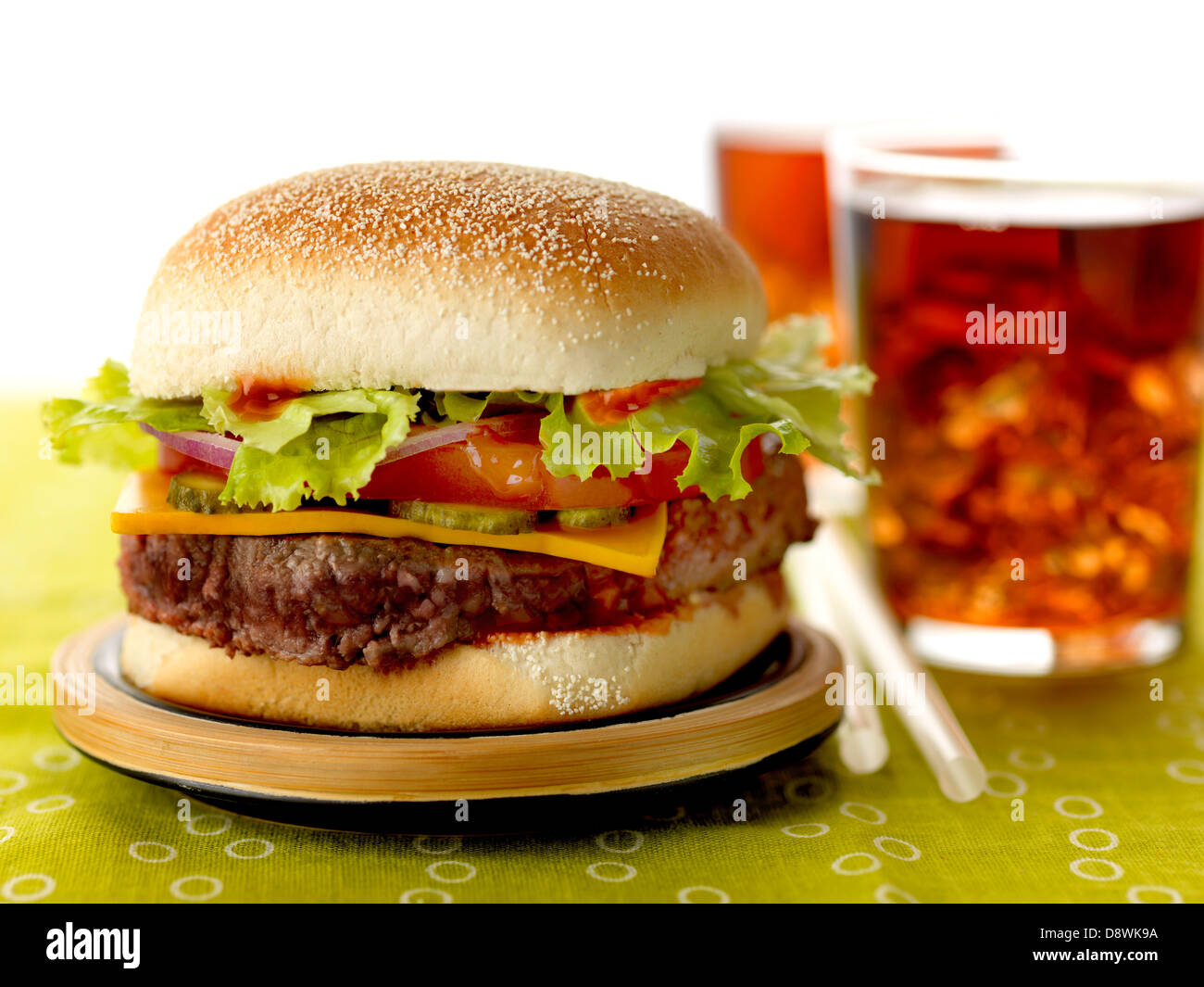 Hamburger coke hi-res stock photography and images - Alamy