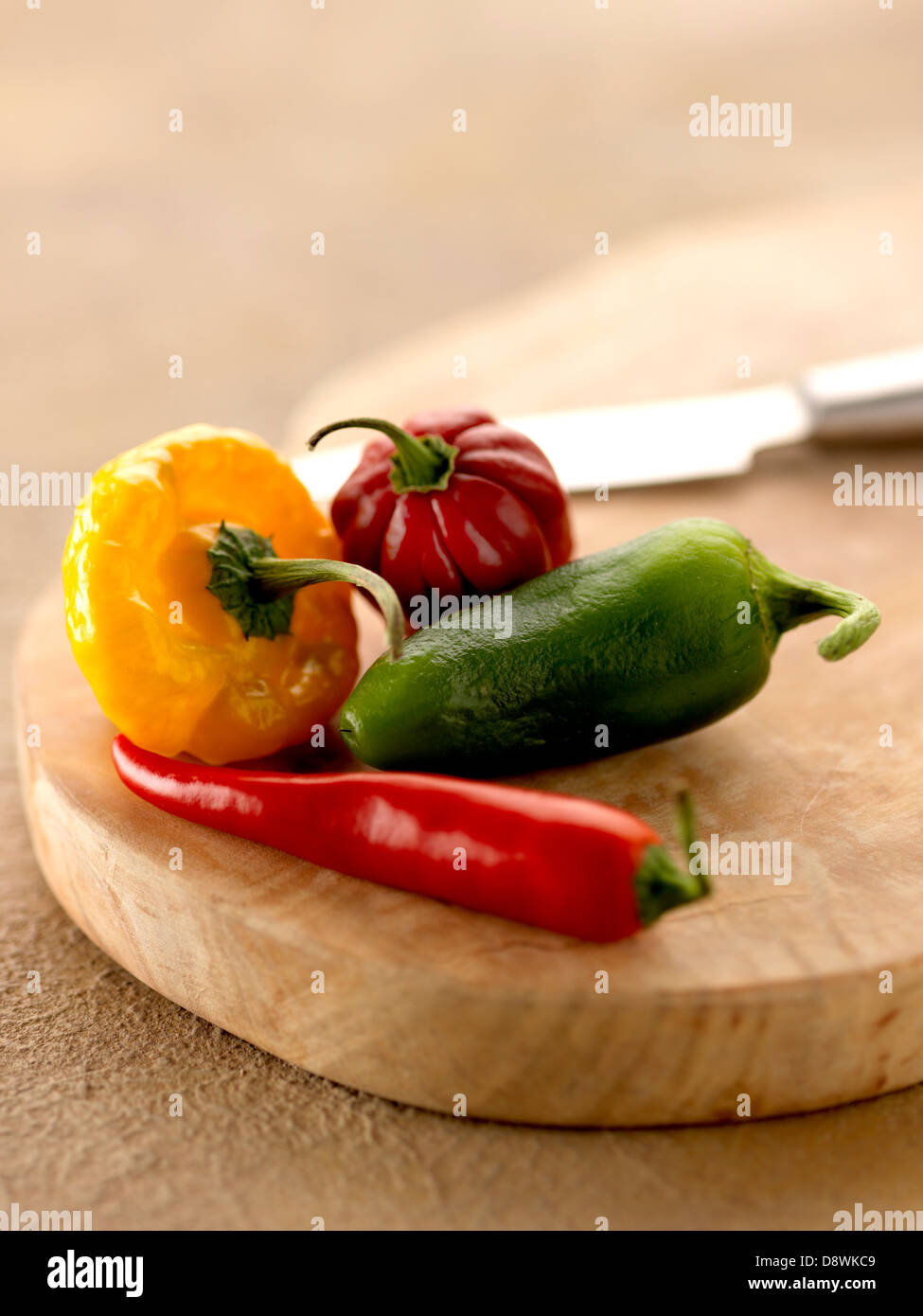Assorted small peppers Stock Photo - Alamy