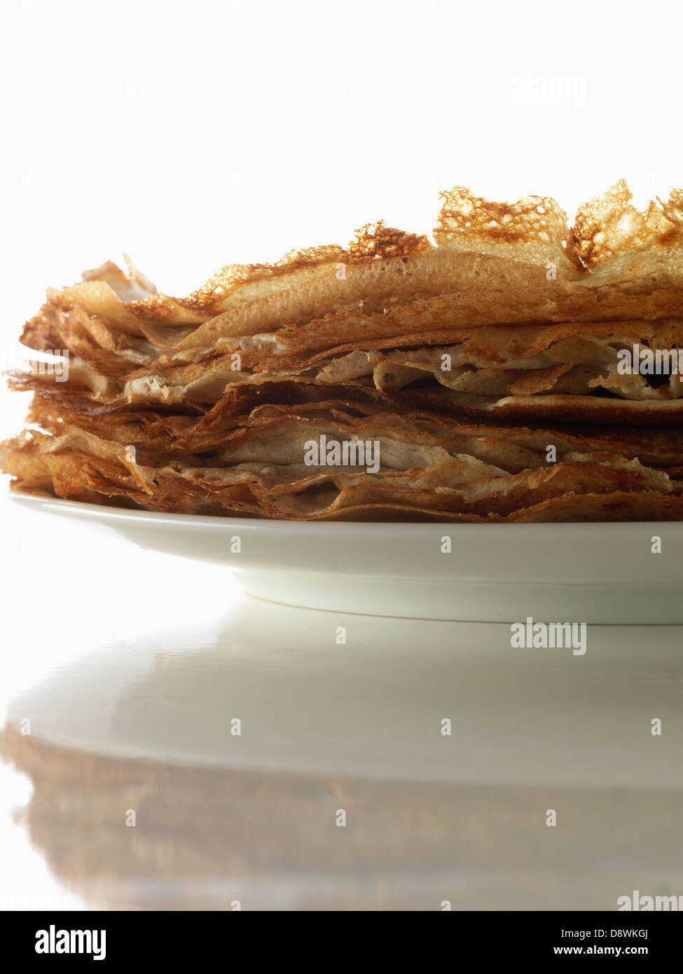 Pile of crêpes Stock Photo - Alamy