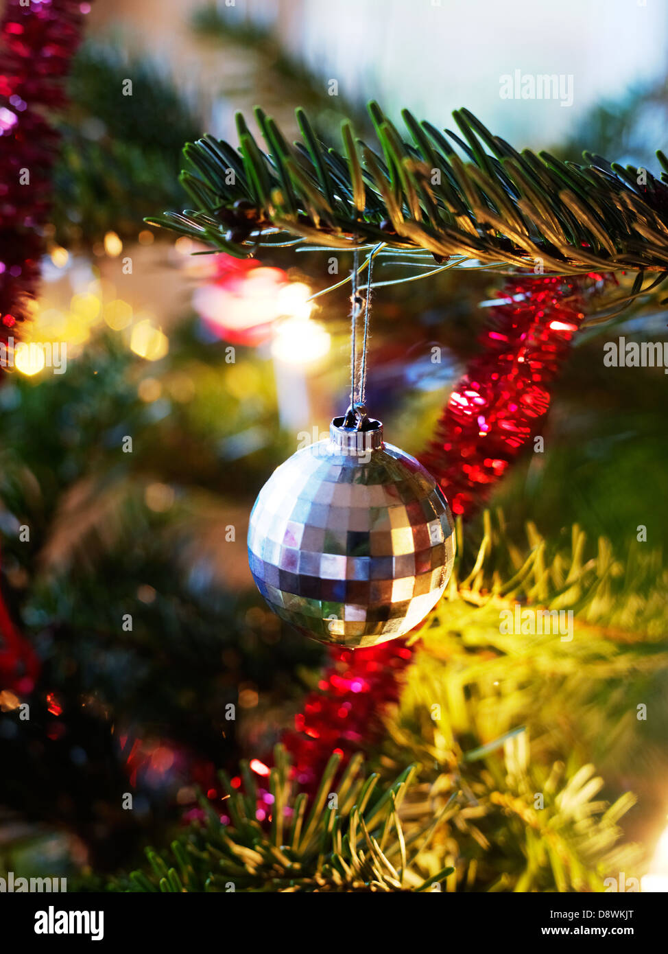 Bauble on a tree hi-res stock photography and images - Alamy