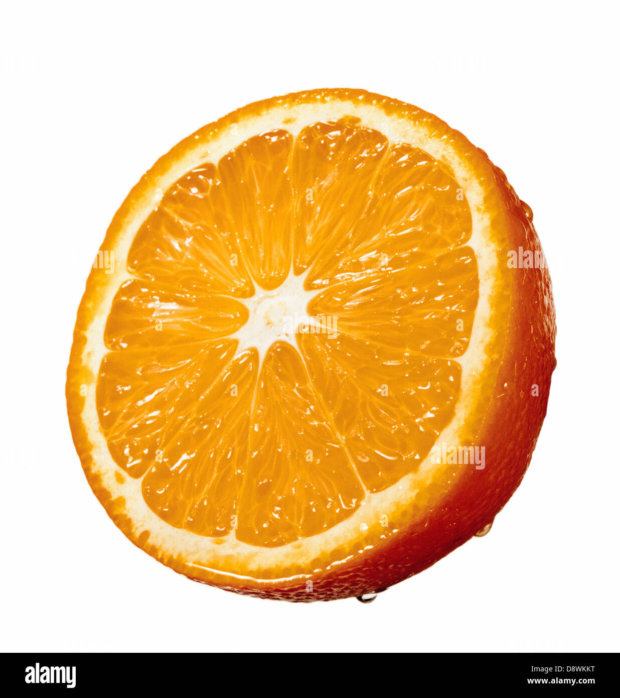 Half an orange, close-up Stock Photo - Alamy