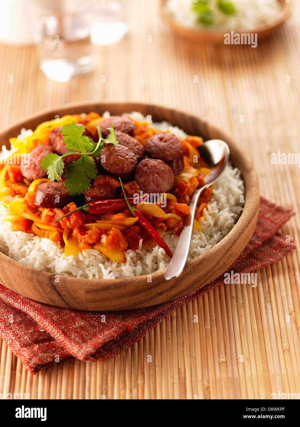 Rougail with sausages hi-res stock photography and images - Alamy