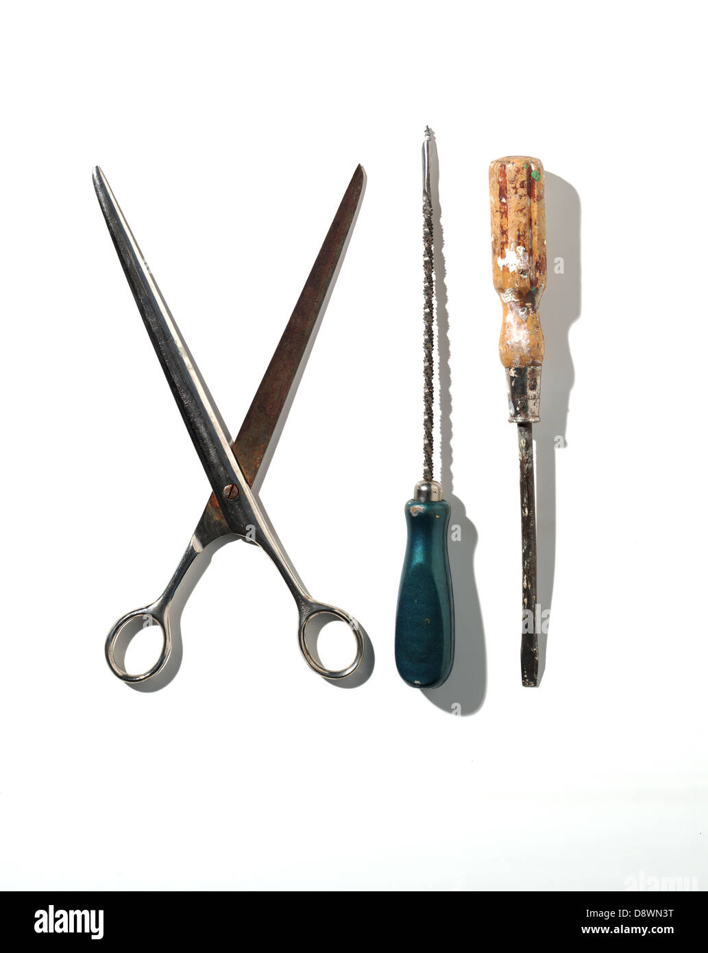 Scissors and screwdrivers Stock Photo - Alamy