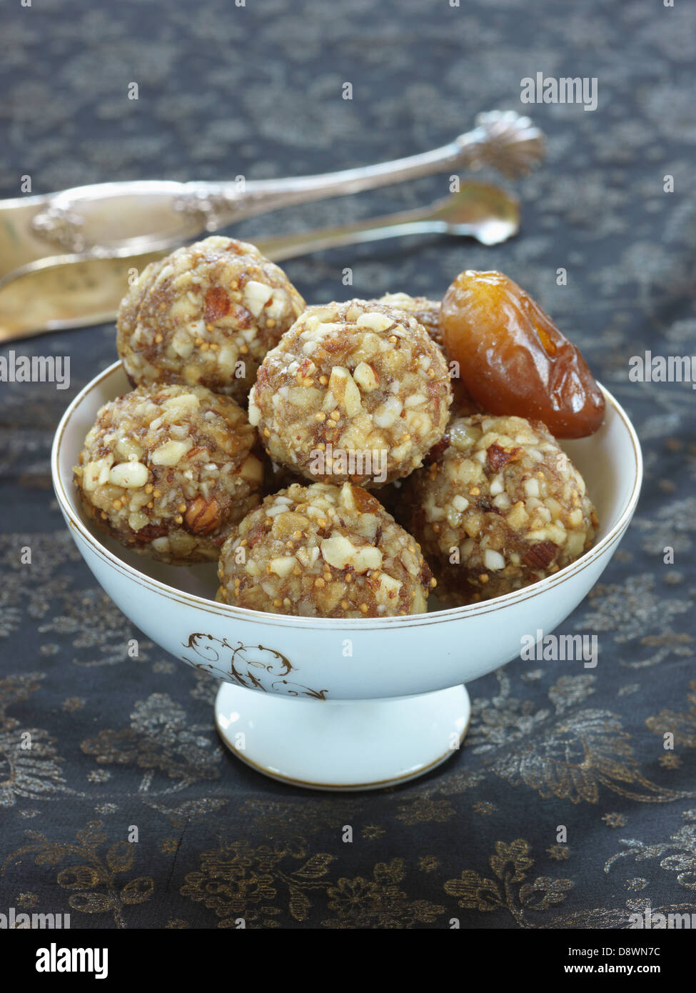 Dried fruit truffles Stock Photo - Alamy