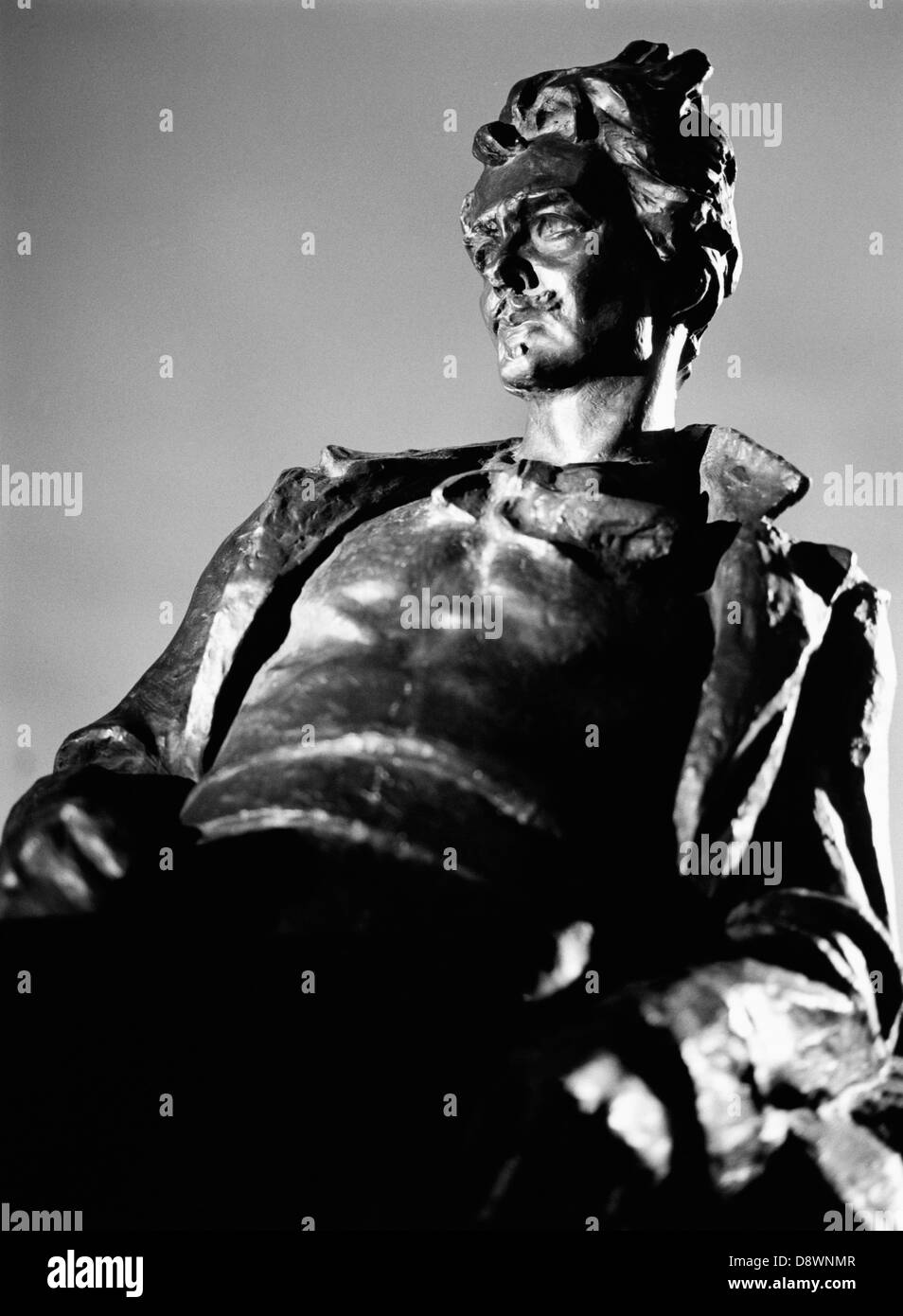 A statue of August Strindberg Stock Photo - Alamy