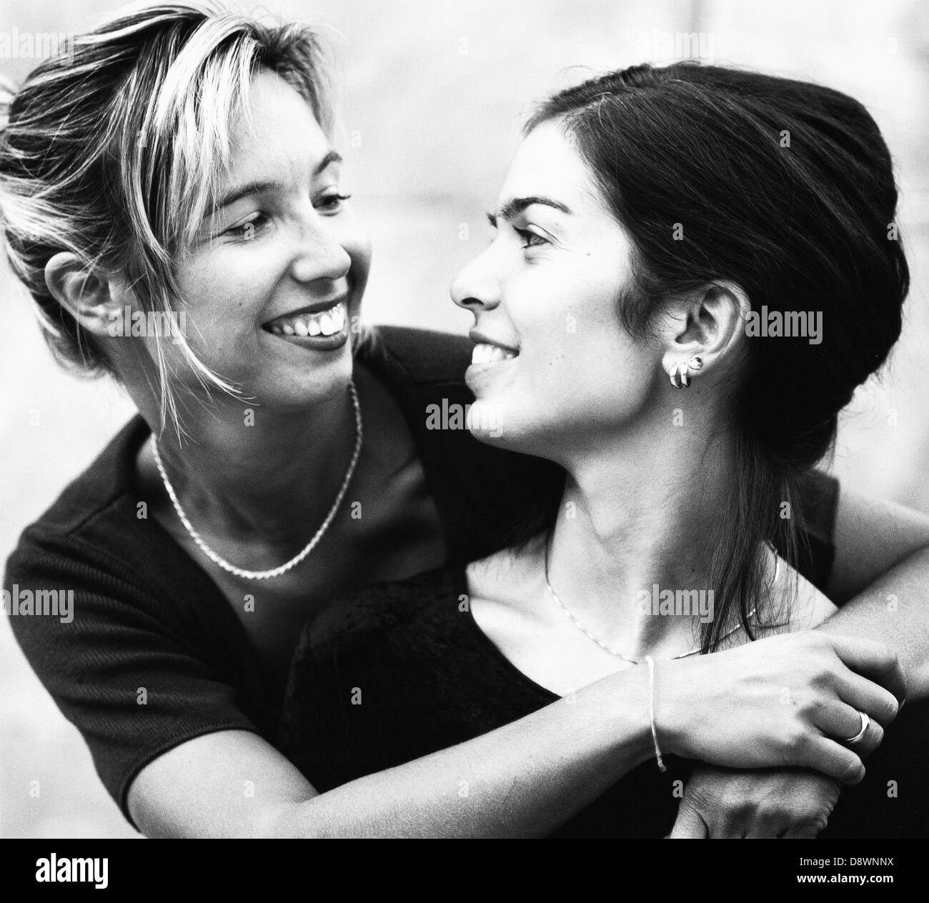 Mid adult heterosexual couple Black and White Stock Photos & Images - Alamy