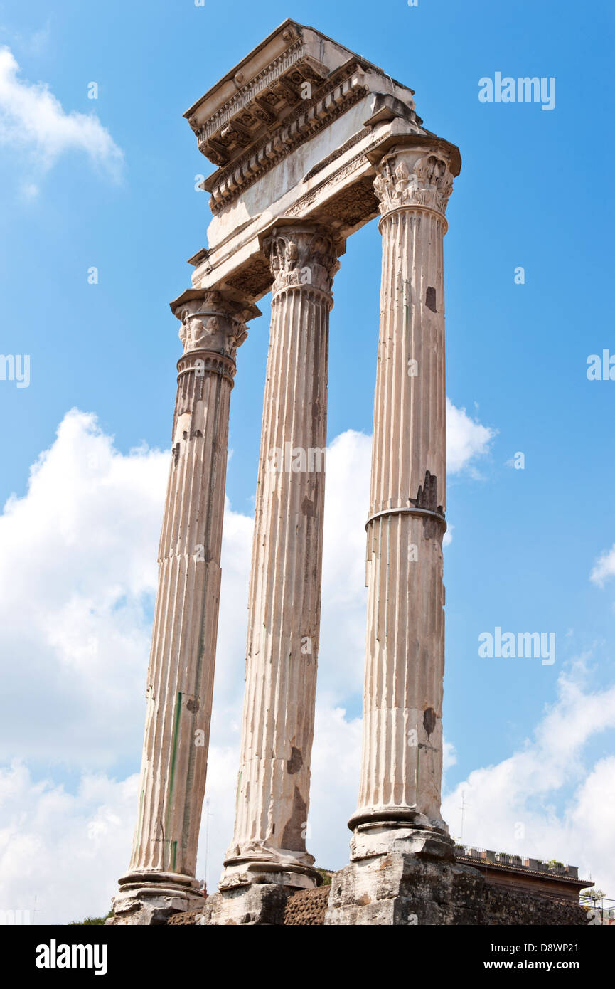 Columns in the Roman Forum, Rome Stock Photo - Alamy