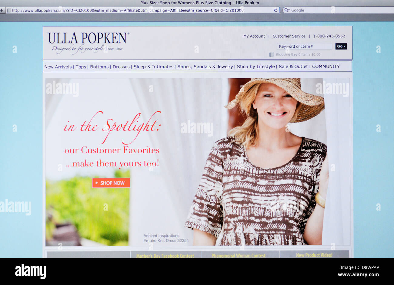 Urban Outfitters clothing store website Stock Photo - Alamy