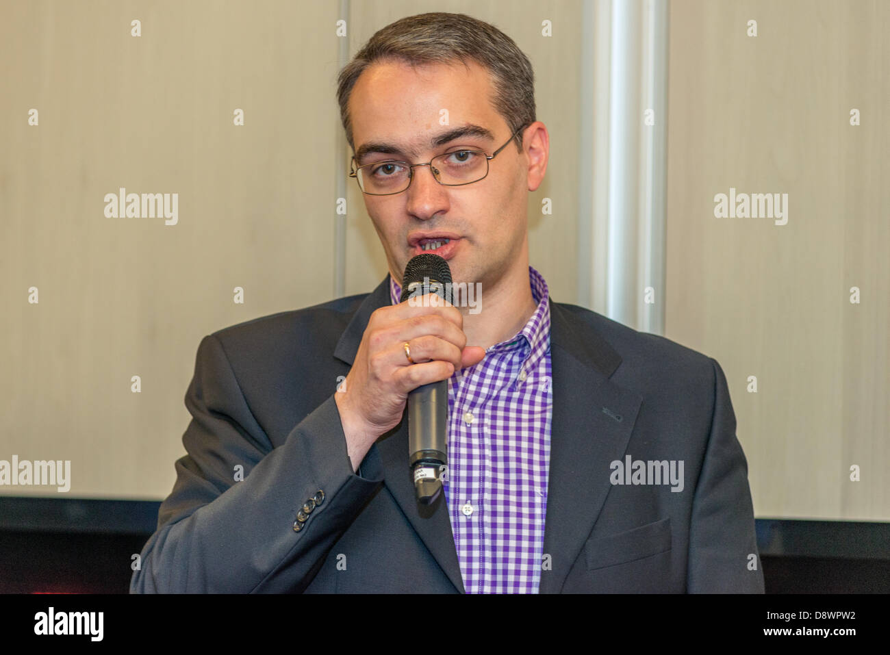 Moscow, Russia. 5th June, 2013. Konstantin Tamirov, Brand director at ...
