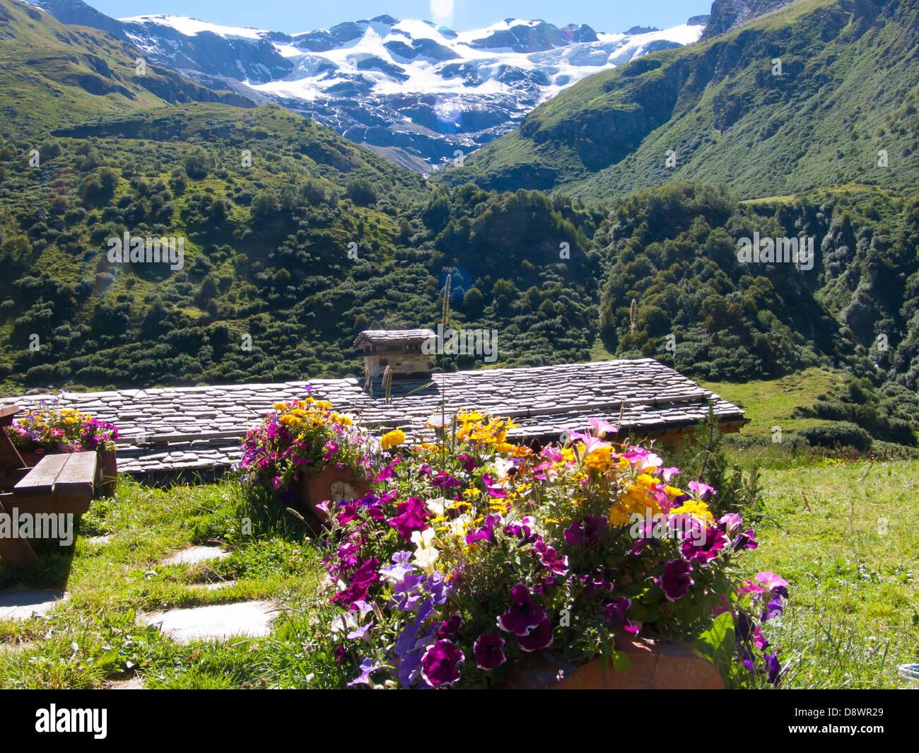 refuge de la peche,champany,savoie,france Stock Photo - Alamy