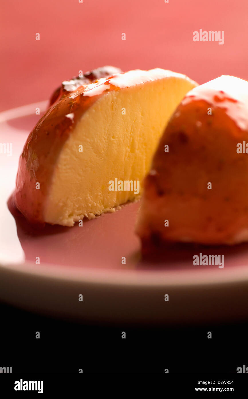 Fromage blanc cream dessert Stock Photo - Alamy