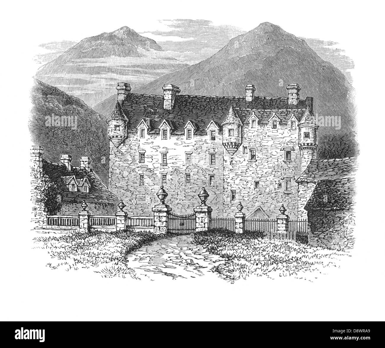 Scottish scottish castle Cut Out Stock Images & Pictures - Alamy