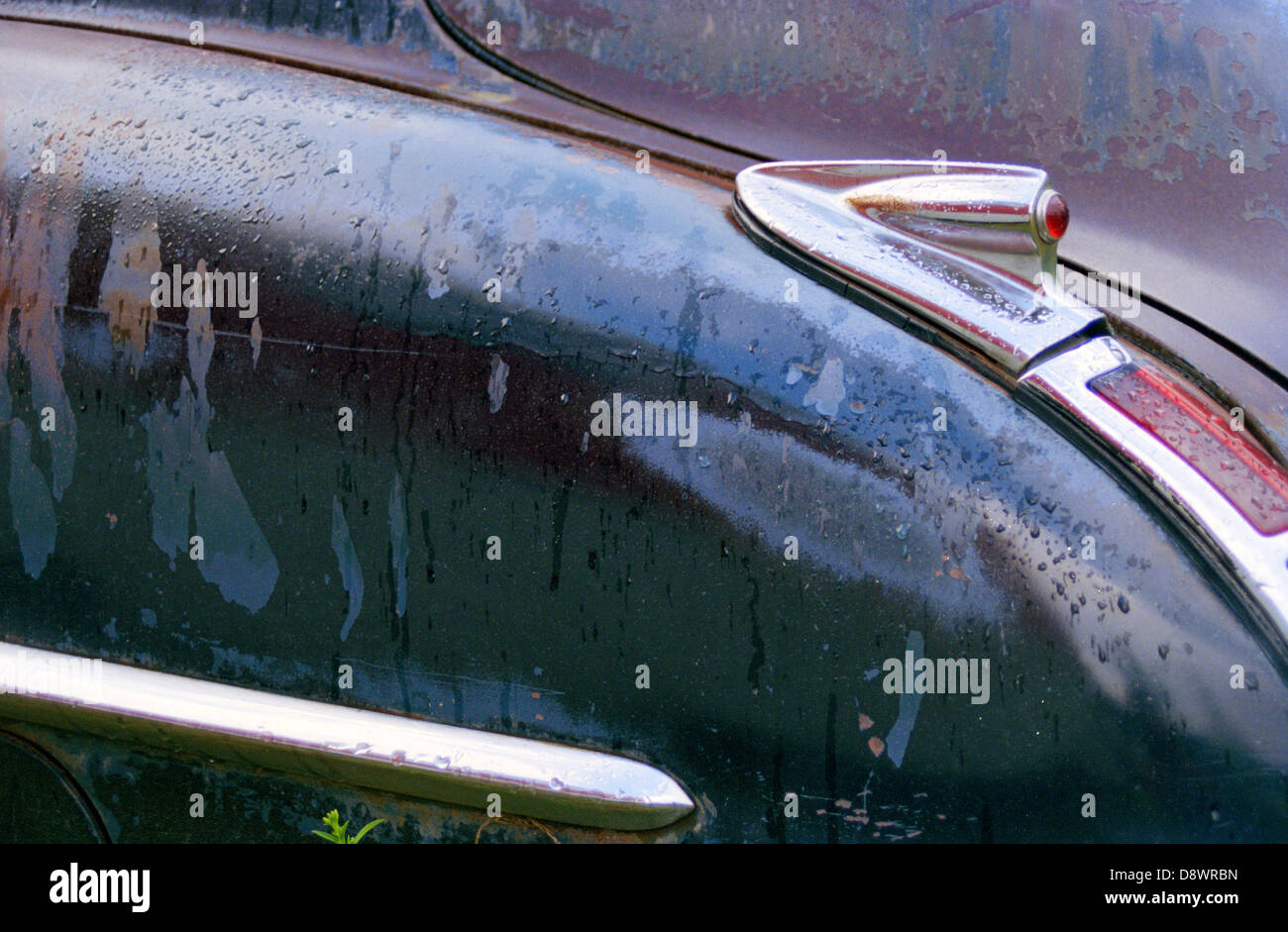 A wet car, close-up Stock Photo - Alamy
