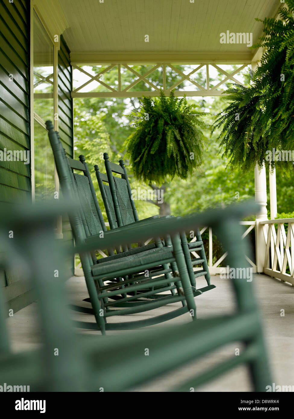 Rocking chair porch hi-res stock photography and images - Alamy