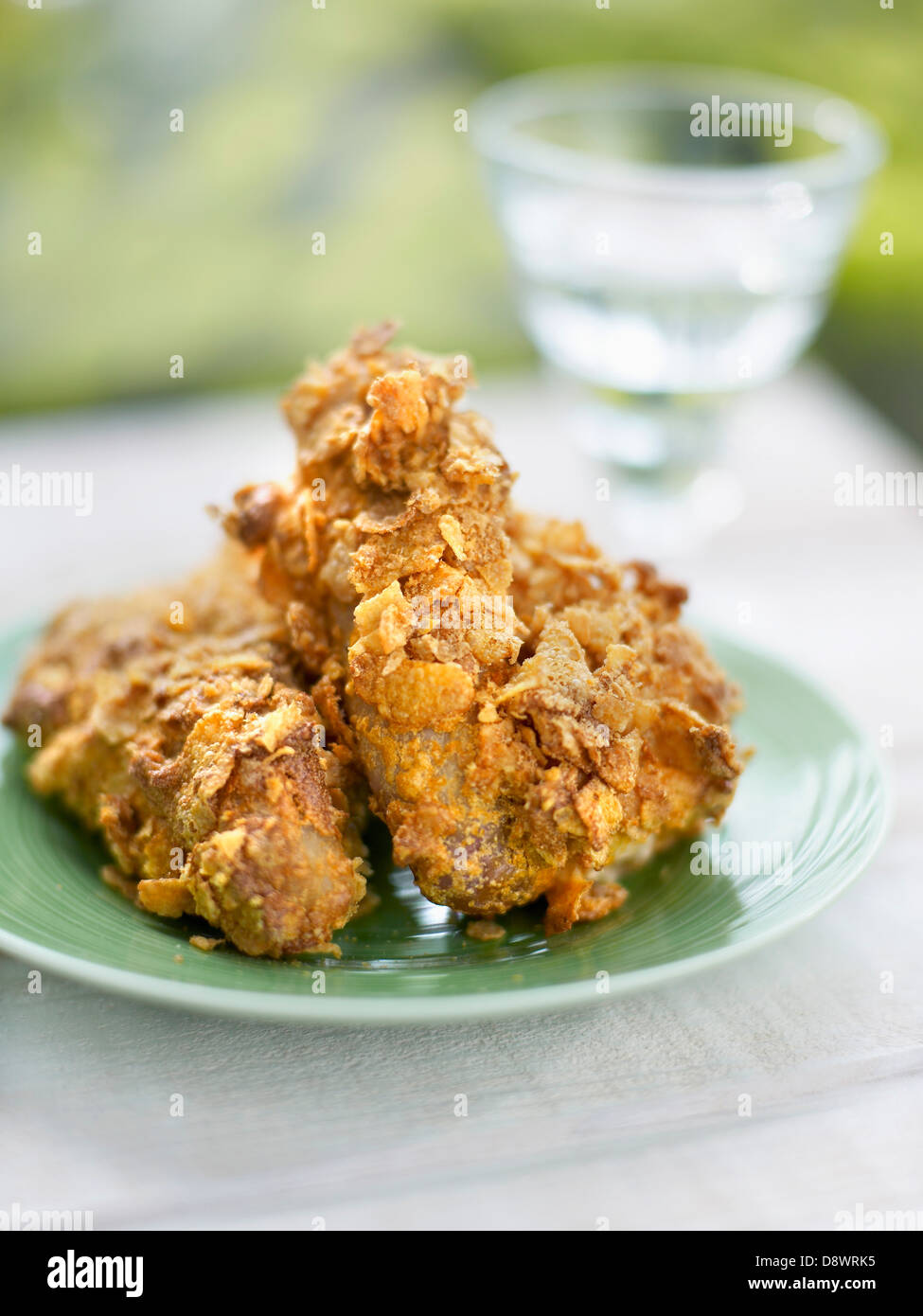 Kentucky corn chicken Stock Photo - Alamy