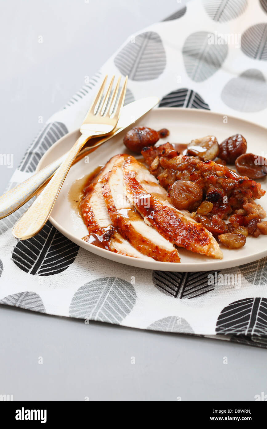 Roast turkey hi-res stock photography and images - Alamy