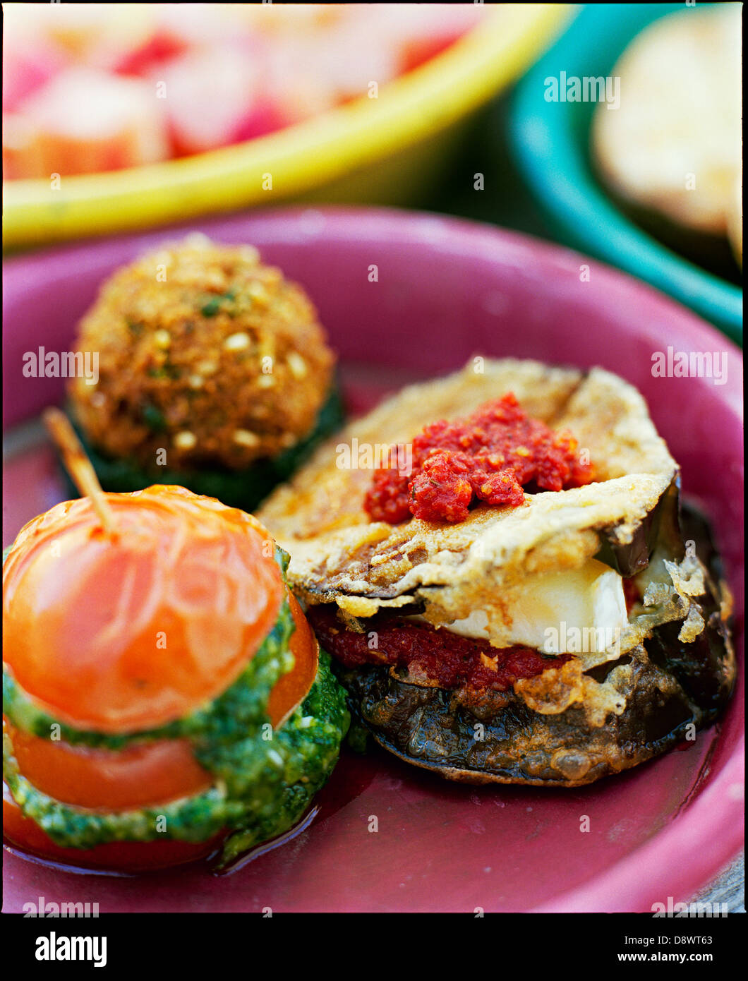Middle Eastern Food, Close-up Stock Photo - Alamy