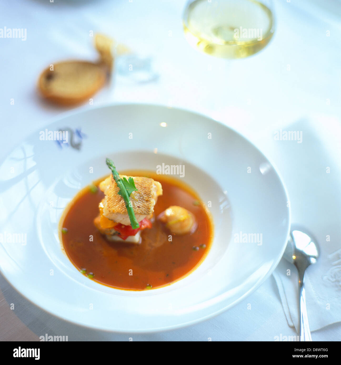 A starter in a plate Stock Photo - Alamy