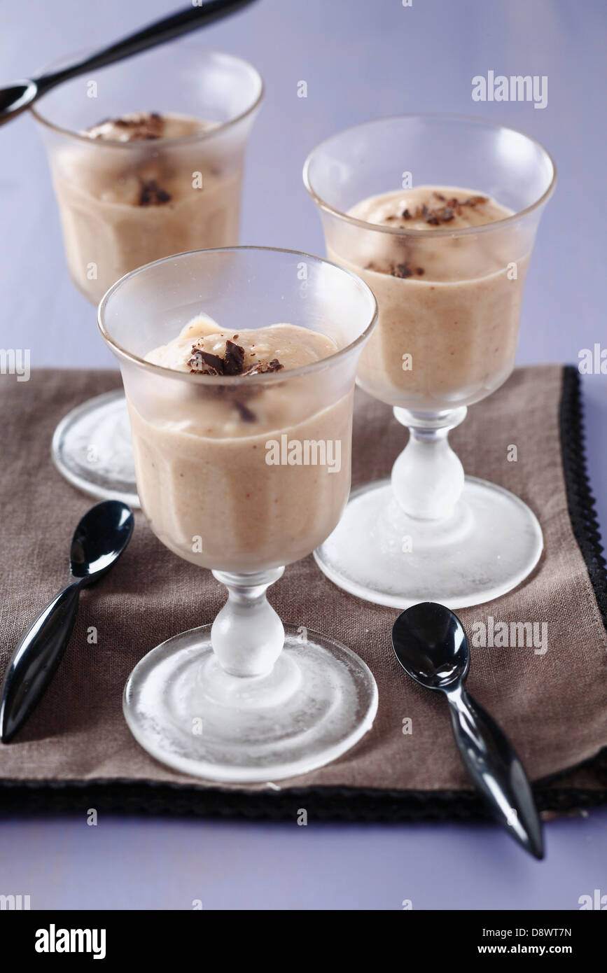 French toast and chestnut cream dessert Stock Photo - Alamy