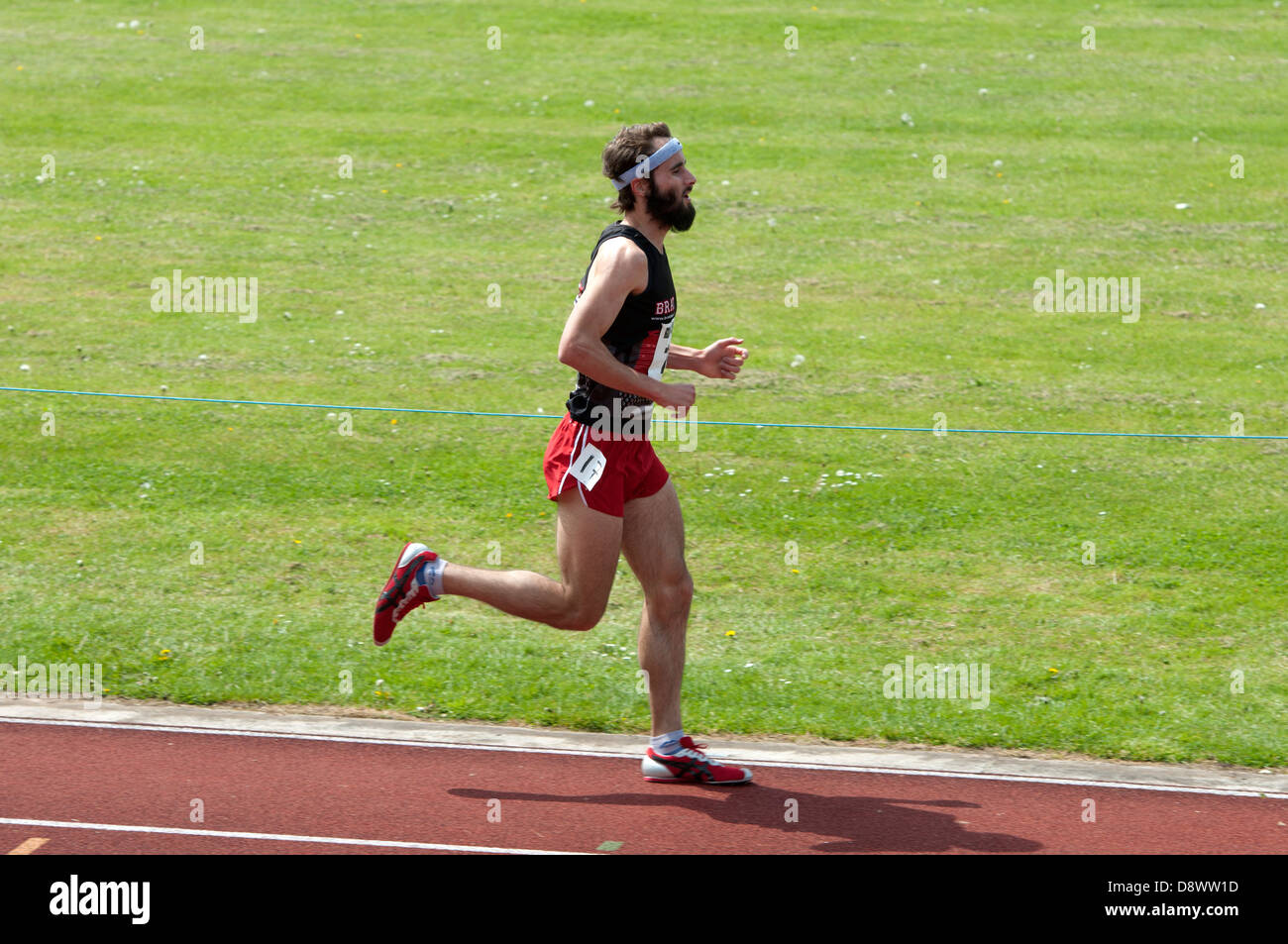 Athletics, men`s 5000m race Stock Photo - Alamy