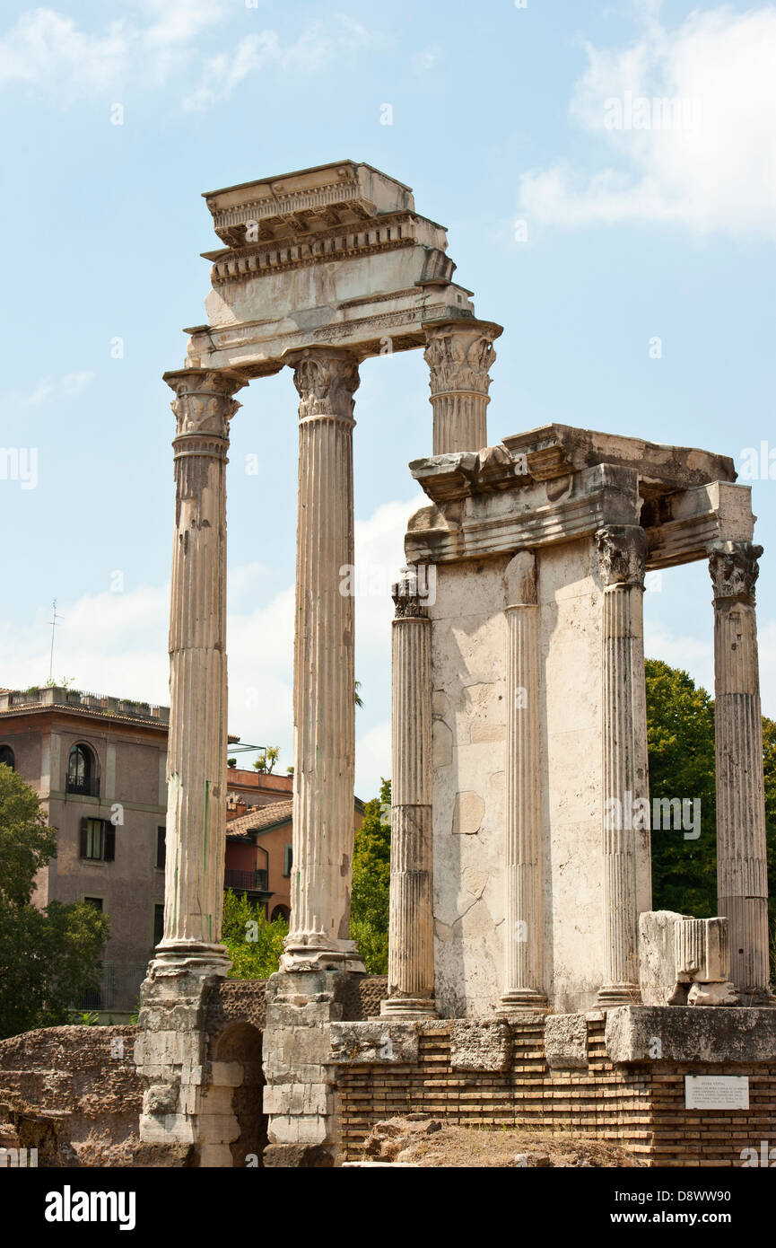 Columns in the Roman Forum, Rome Stock Photo - Alamy