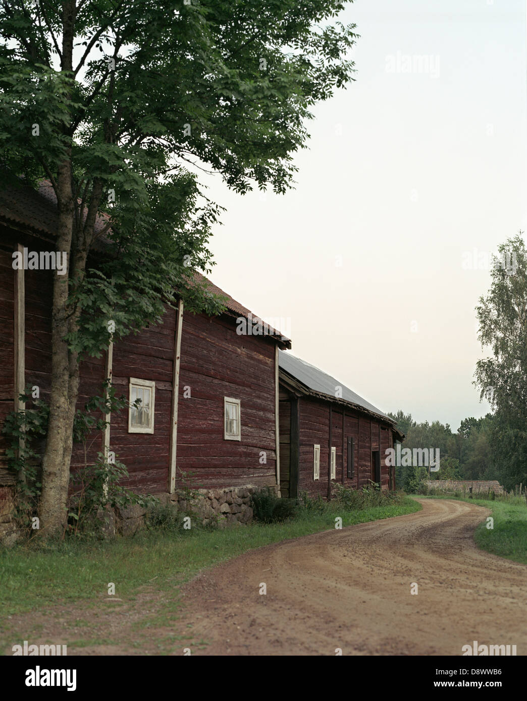 Barns in the Countryside Stock Photo - Alamy