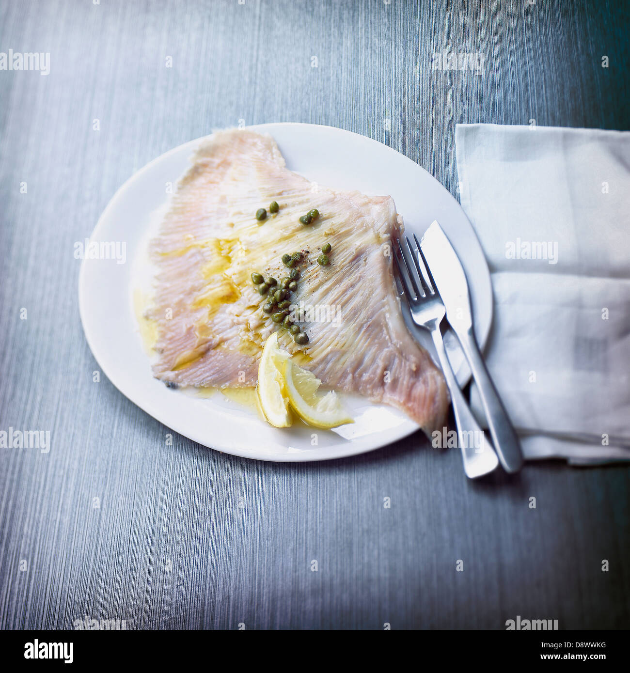 Cooked skate hi-res stock photography and images - Alamy
