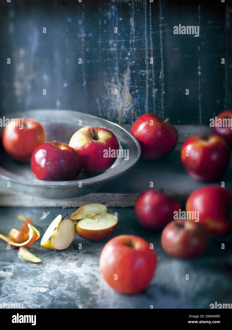 Still life with apples Stock Photo - Alamy