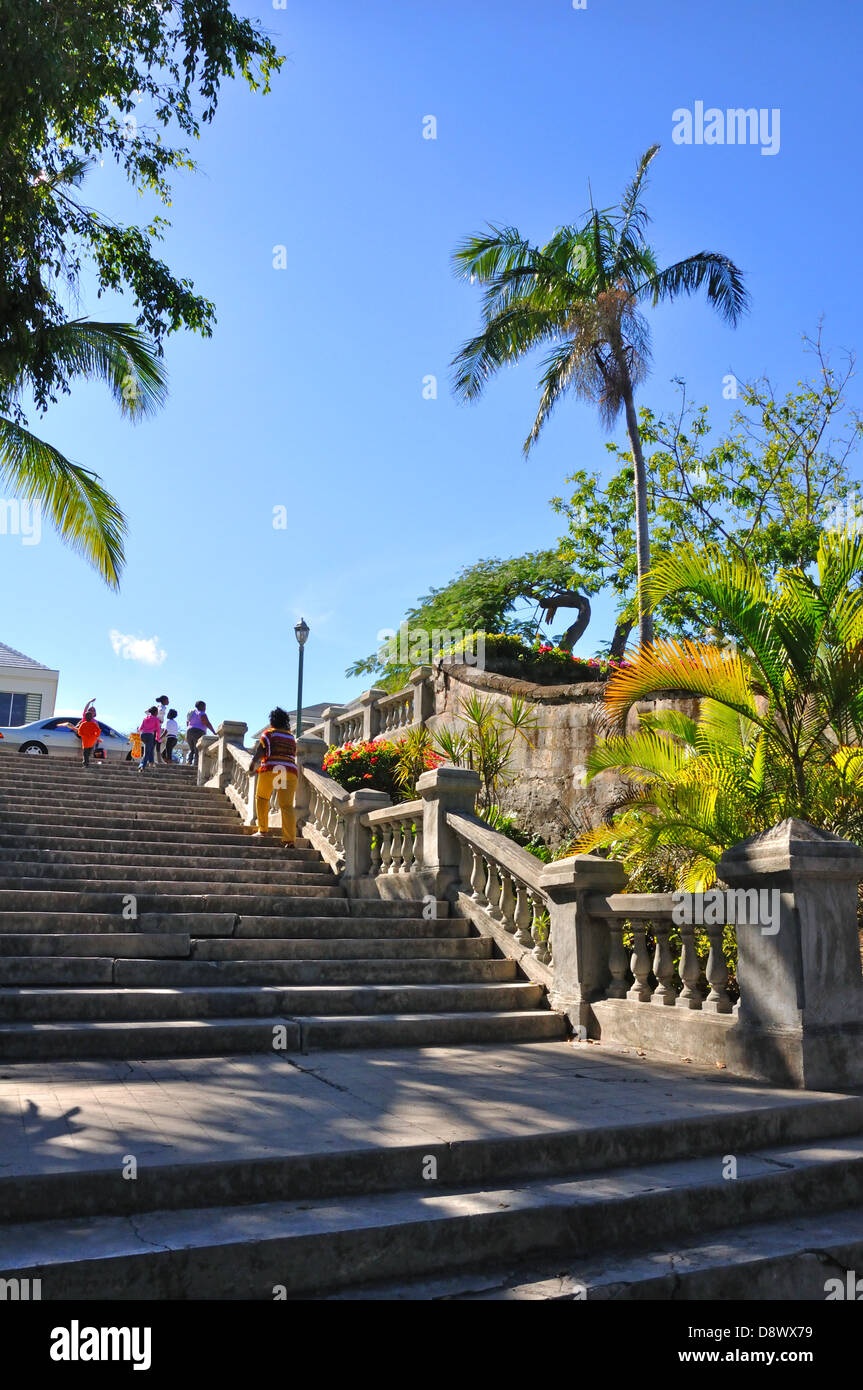 Steps in Nassau, Bahamas Stock Photo - Alamy