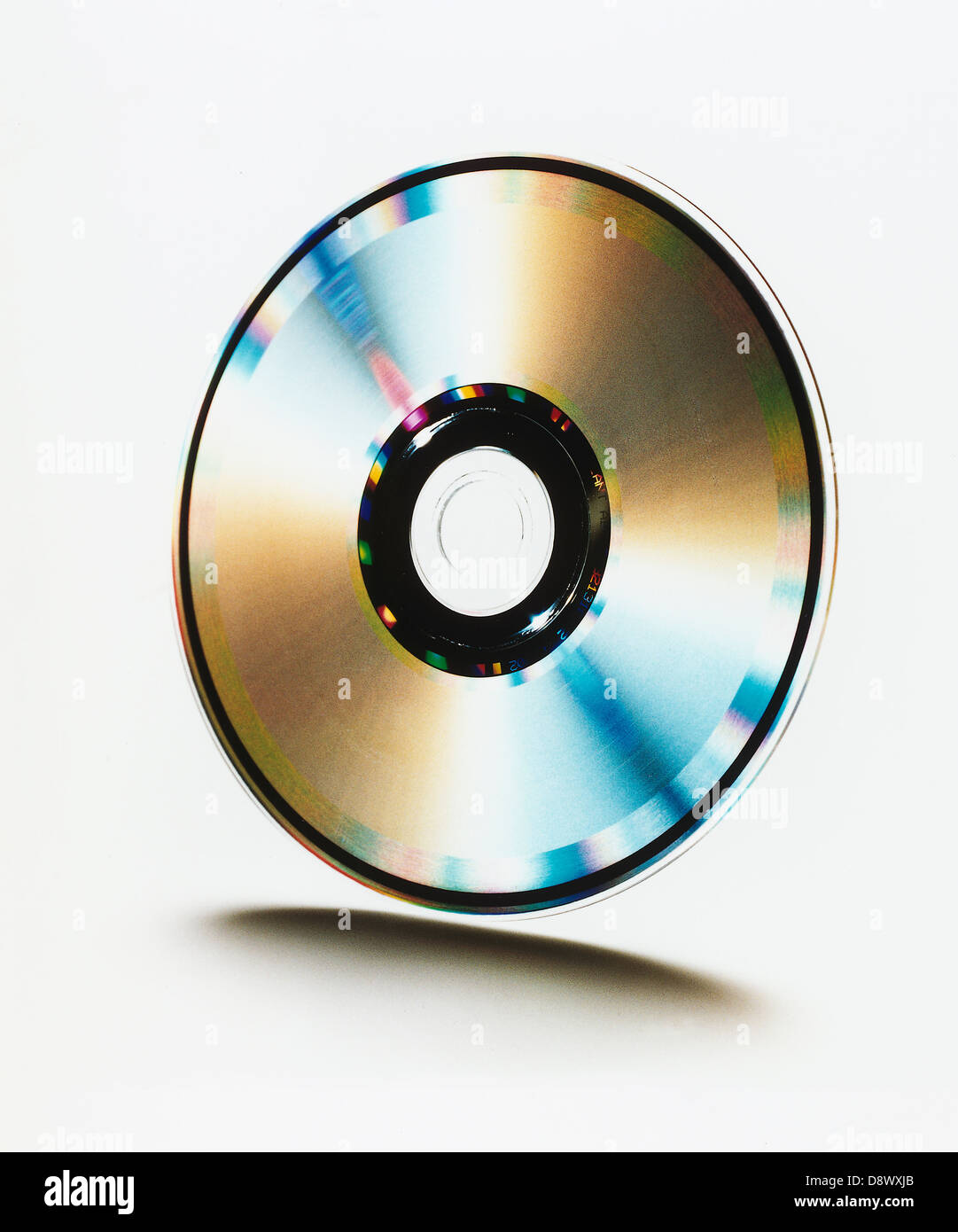 A CD against white background Stock Photo - Alamy
