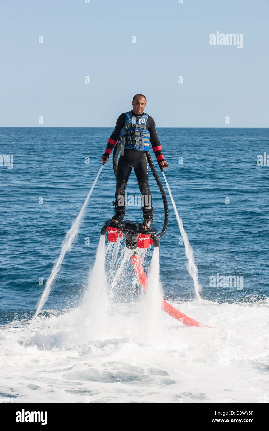 Flyboard, water sports, news, summer, fun, sports, sea, vacation Stock Photo - Alamy