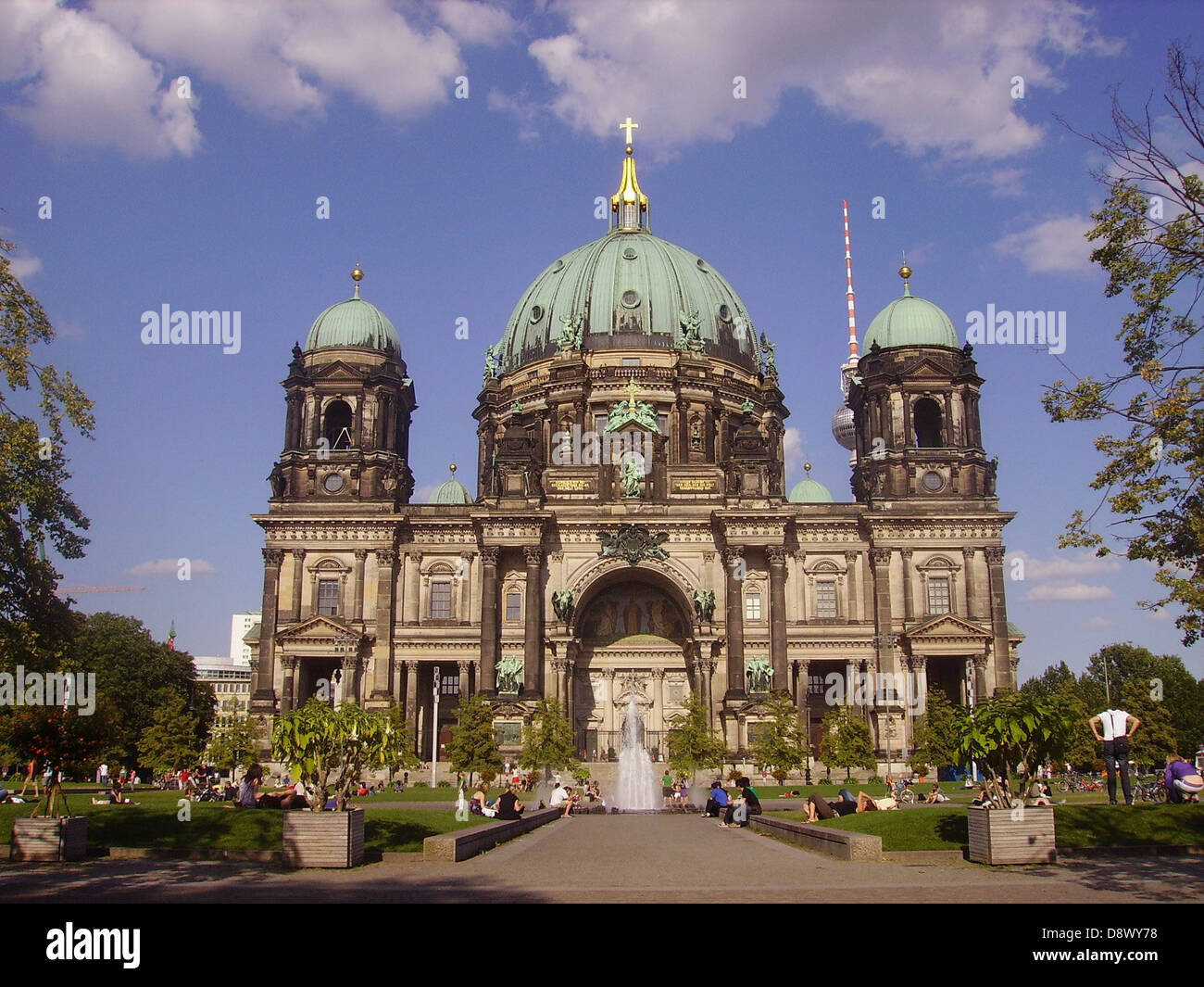 berlin germany church building structure Stock Photo - Alamy
