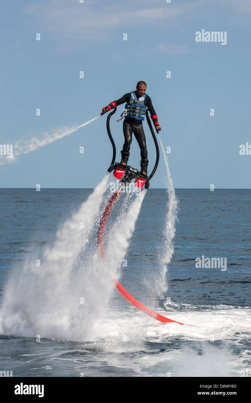 Flyboard, water sports, news, summer, fun, sports, sea, vacation Stock Photo - Alamy