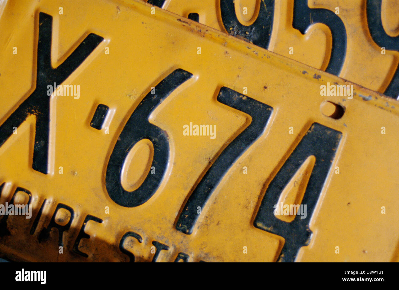 An american license plate Stock Photo - Alamy