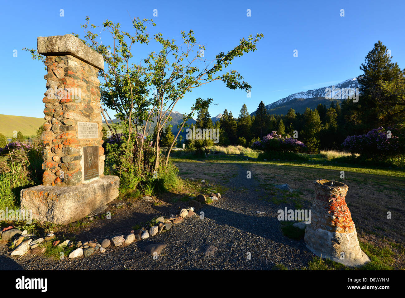 "Old" Chief Joseph's grave, Nez Perce National Historic Park, Wallowa ...