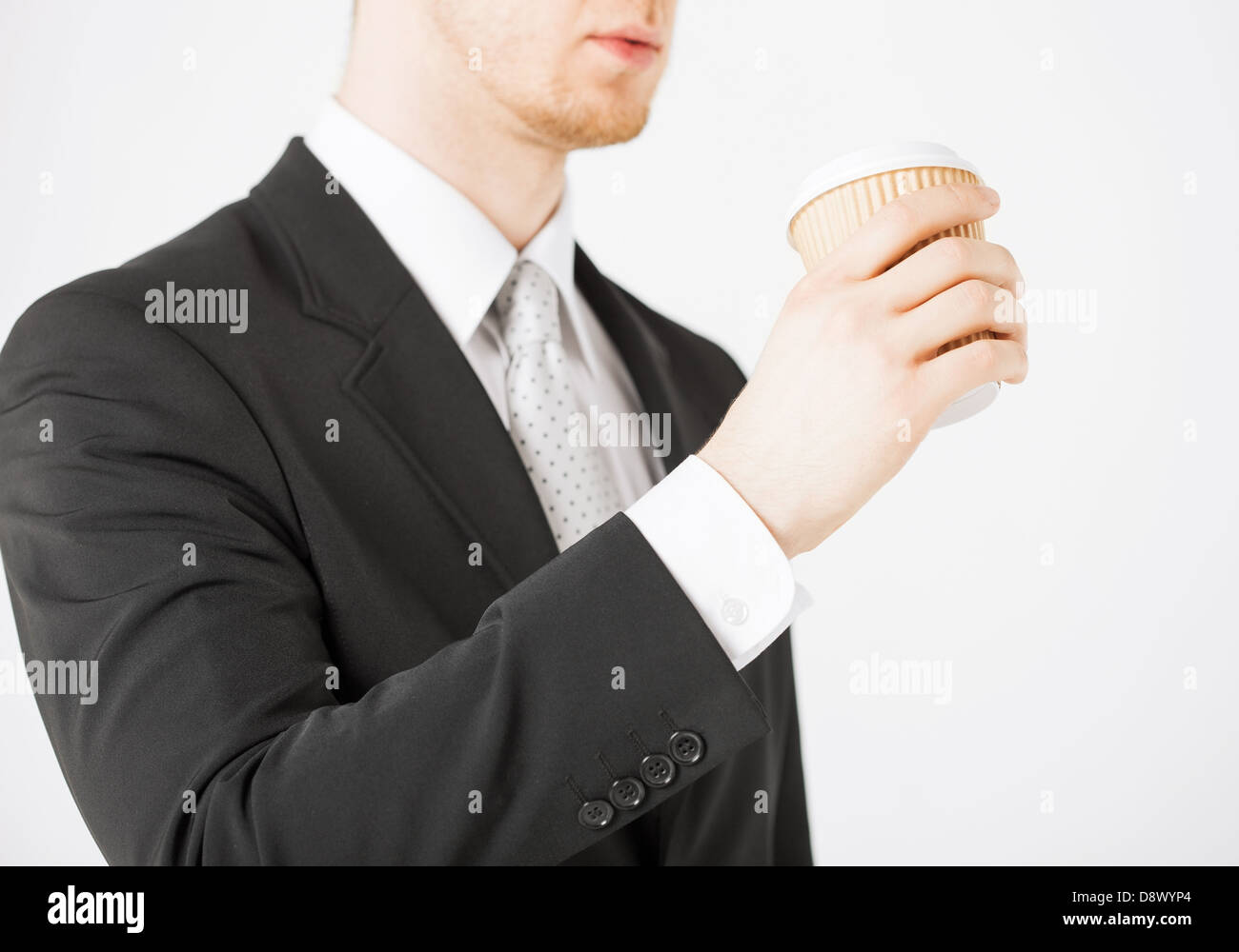 man hand holding take away coffee Stock Photo - Alamy